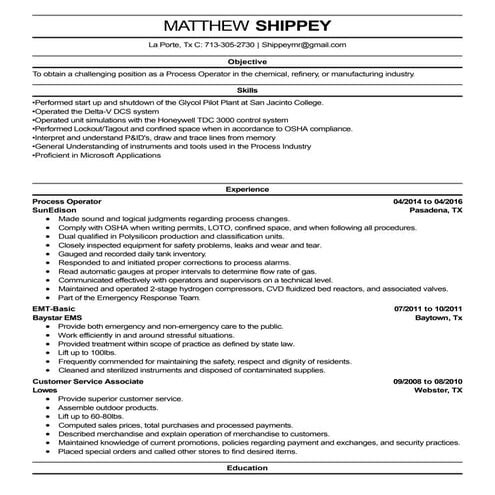 Resume | PDF