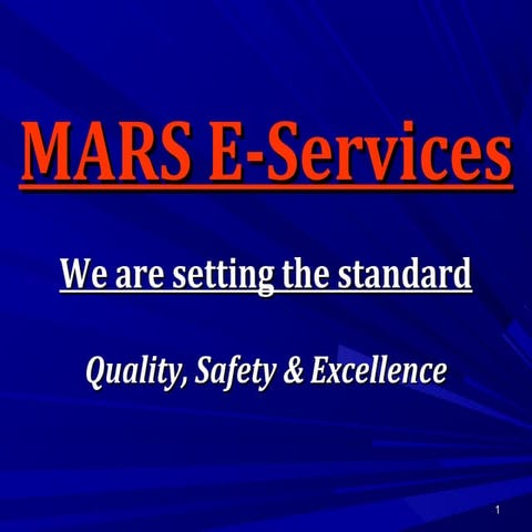 MARS Company Profile.. | PPT