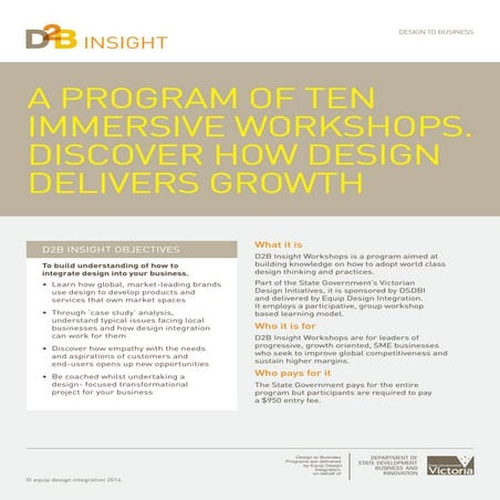 D2B Factsheet Insight v4 | PDF