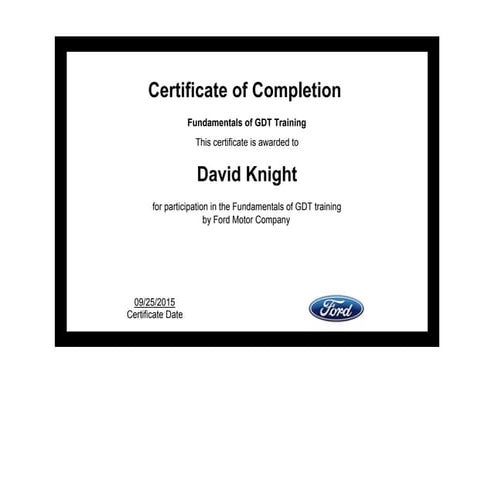 ford gdt | PDF
