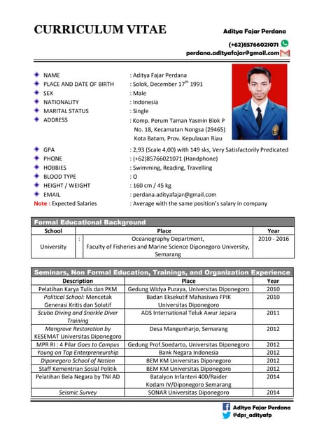 cv ray andriansyah | DOCX | Graduation | Personal Celebrations & Life Events