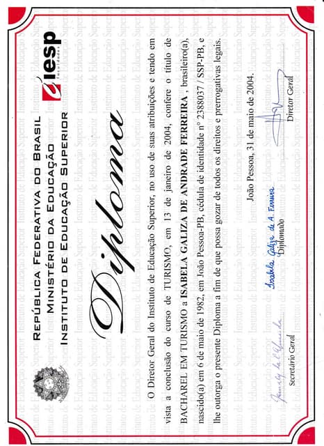 1st Degree Certificate | PDF