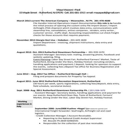 Resume current | DOC