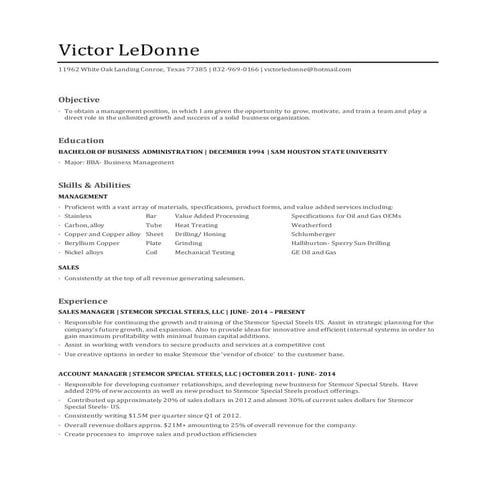 Roland Milette Resume 2 | DOCX