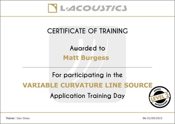 Matt BURGESS KARA Training Certificate | PDF