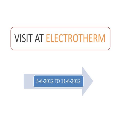 Electrotherm_Report | PDF