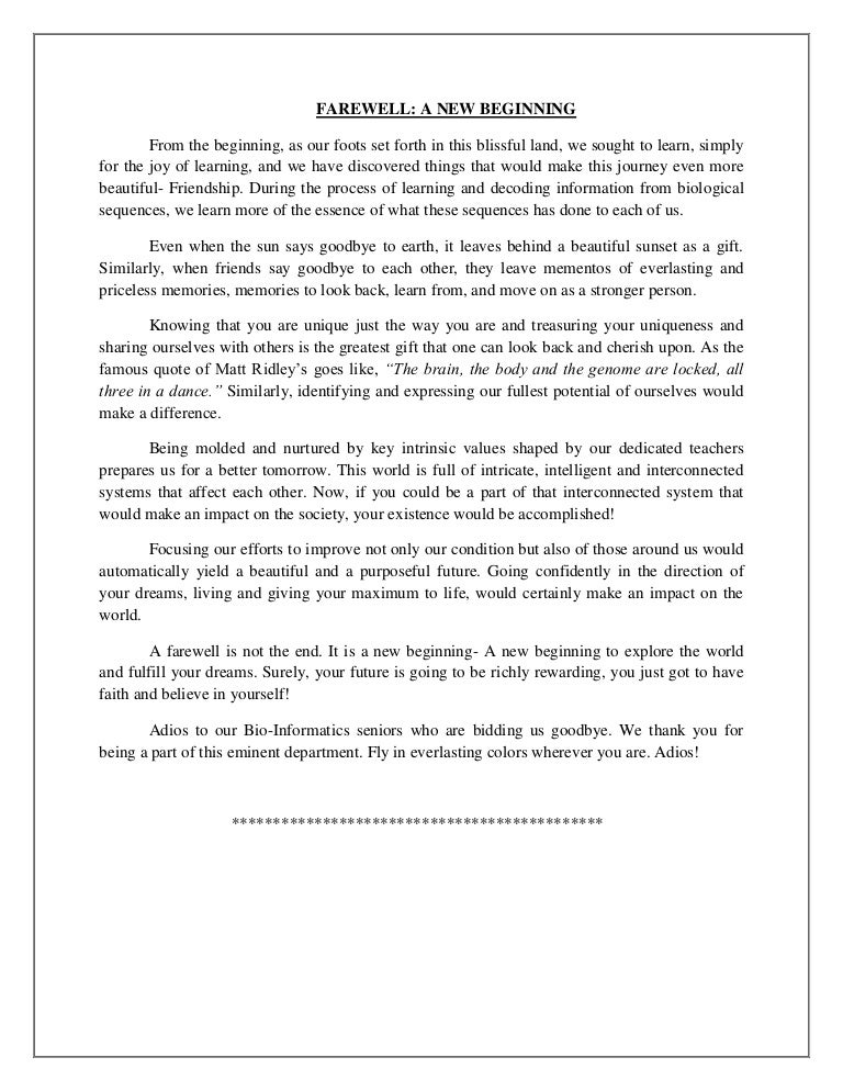 My Farewell Speech my-farewell-speech