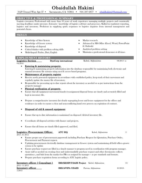 LEVIS RESUME | DOC | Logistics | Business