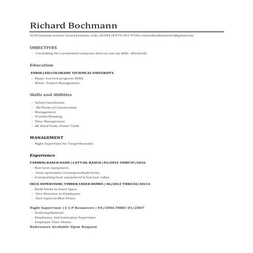 Steven Stovich New Resume | DOCX