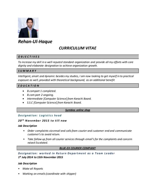 Rehan Haque presentations