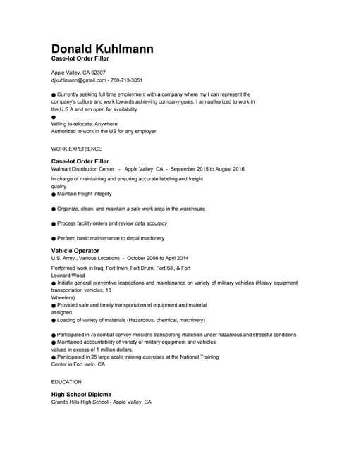 Marcus Carter Resume 1 | PDF