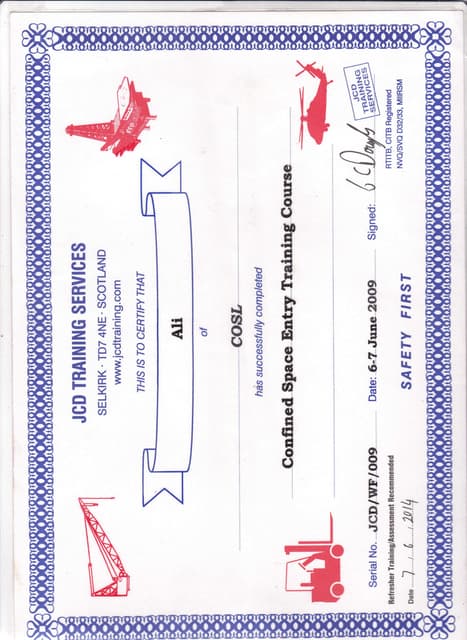 sat certificate | PDF