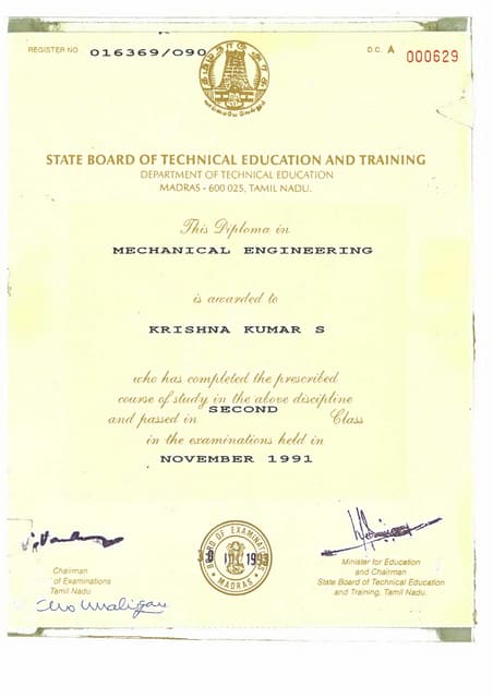 OCC Service Certificate | PDF