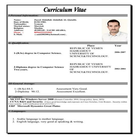 CURRICULUM VITAE- S | PDF
