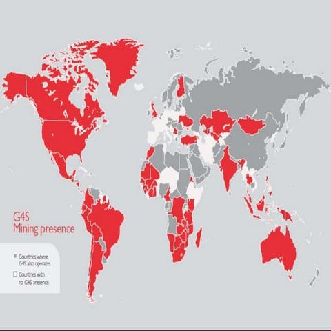 G4S Global Energy & Mining Solutions Presence | PPTX