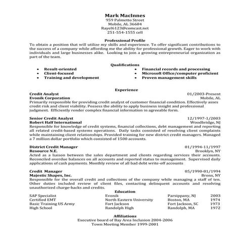 marks resume 2015-4 | PDF