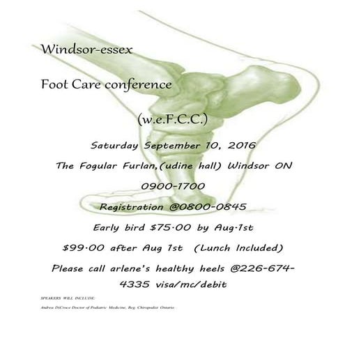 2nd annual foot conference revised | DOCX