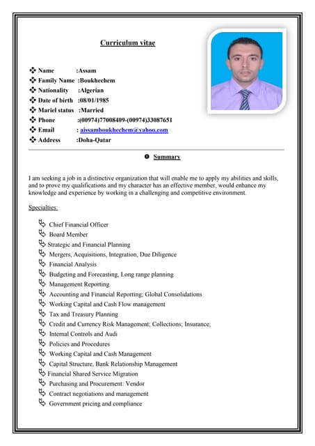 Abdul Rahman CV | DOC