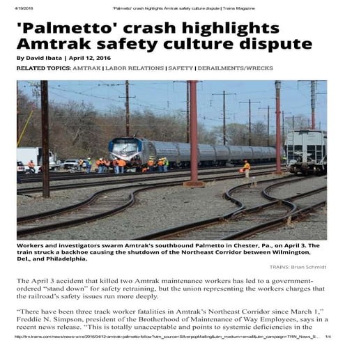 'Palmetto' crash highlights Amtrak safety dispute | PDF