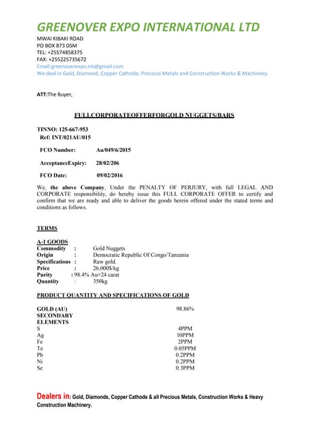Full Corporate Offer Used Rail R-50 / R - 65 | PDF