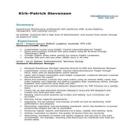 Kirk Stevenson July 2016 | PDF