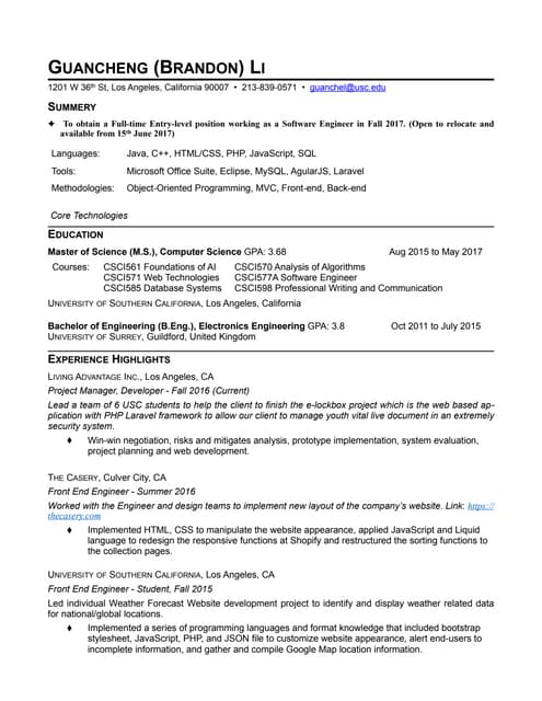 Christopher's Resume | DOCX
