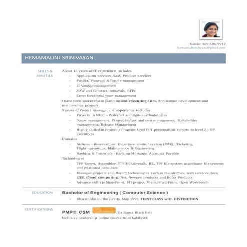 Hema Srinivasan | PDF