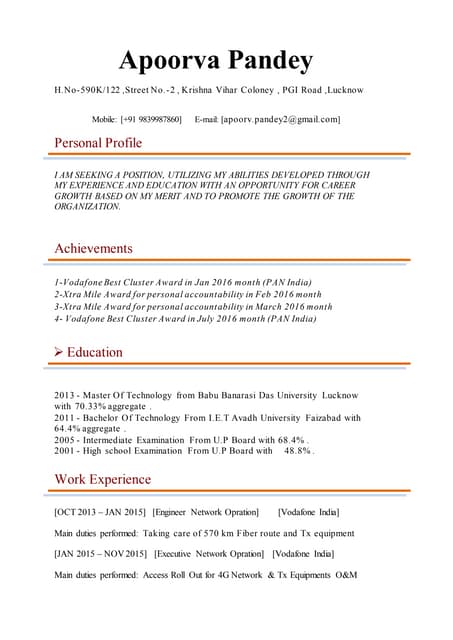 My cv | DOCX | Technology & Computing