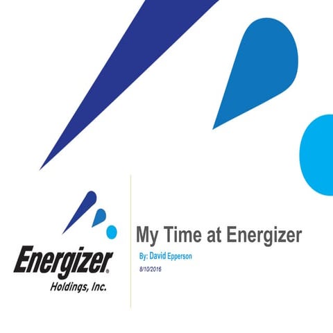 What I learned at Energizer | PPTX