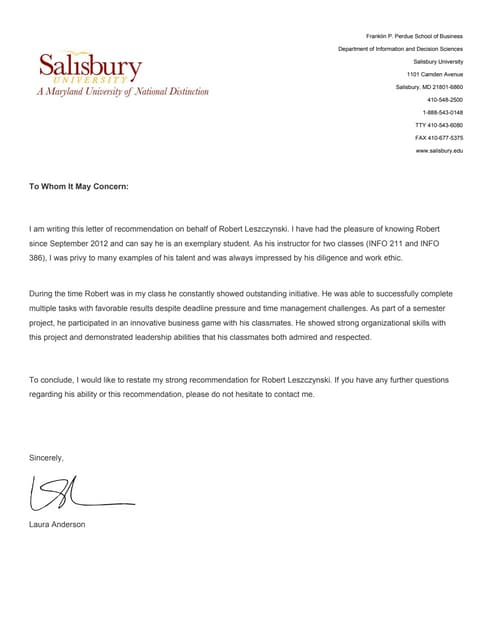 ERASMUS LETTER OF REFERENCE JESSICA GARCIA LUCAS PDF | PDF