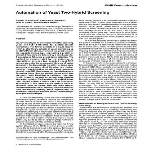 YEAST TWO HYBRID SYSTEM | PPTX