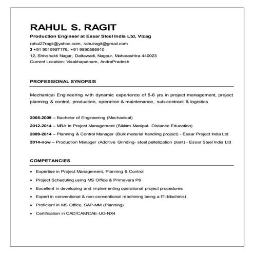 Resume-Rahul Ragit | DOCX