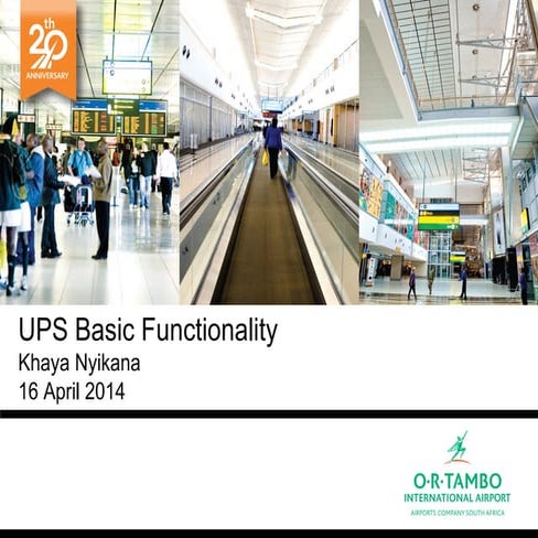 UPS_Presetation | PPT