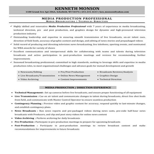 kenneth resume | PDF