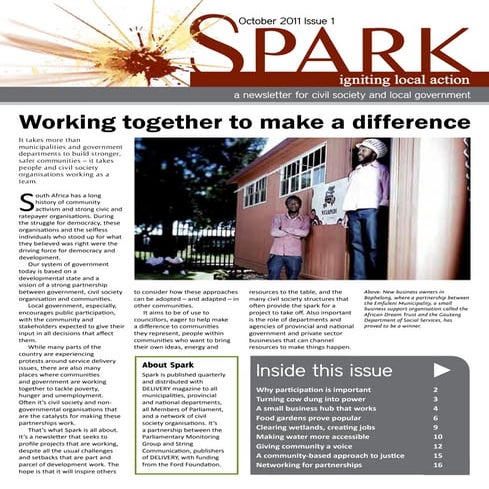 Perspective on community at the local and grassroots levels | PPTX
