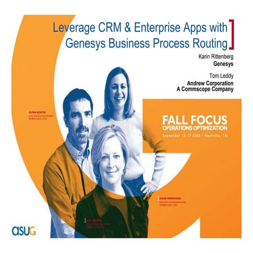Leverage CRM & Enterprise Apps with Genesys | PDF