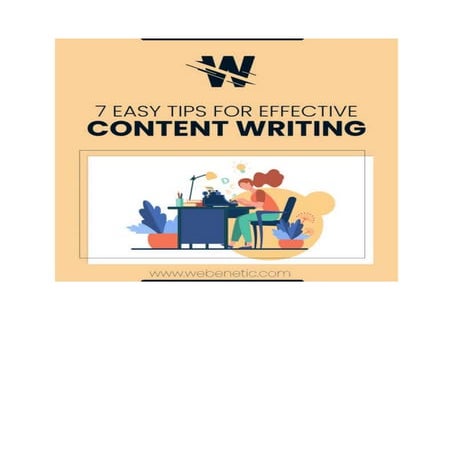 7 easy tips for effective content writing | PDF