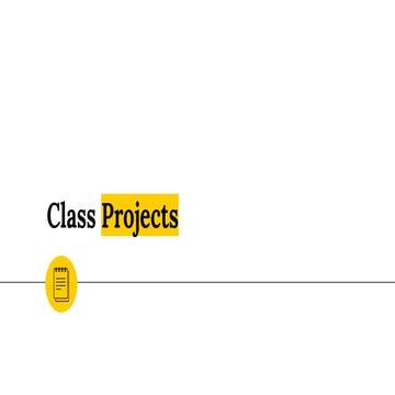 7e class projects | PPT