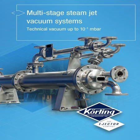 Multi Stage Steam Jet Vacuum Systems | PDF