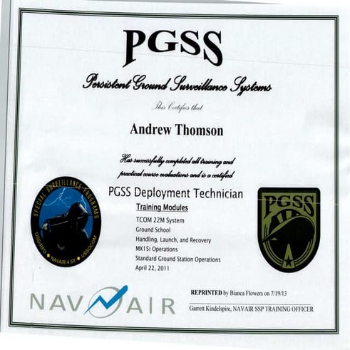 PGSS Cert. | PPT