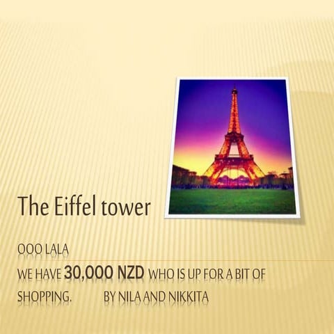 Eiffel Tower Trip | PPTX