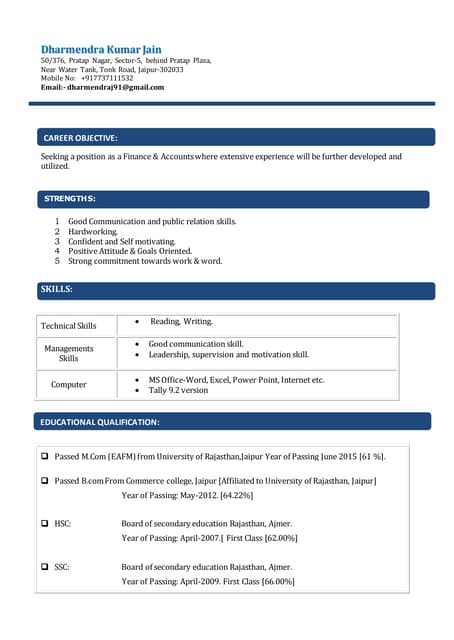 Samreen resume 2016 | PDF