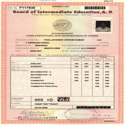 Intermediate_College_Certificate(11th & 12th) | PDF