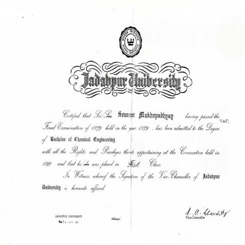 Engineering Degree Certificate | PDF