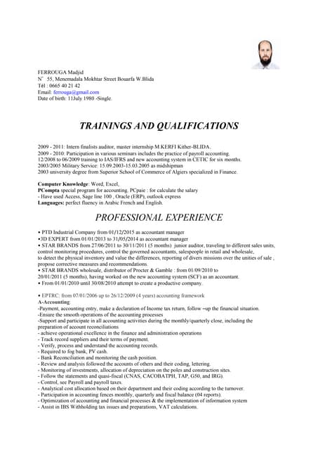 Amr Younis cv | DOC | Business Accounting & Finance | Business