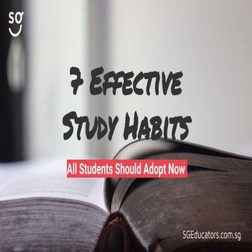 7 Effective Study Habits | PPTX