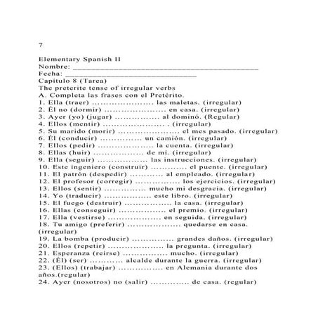 7.3 Preterite of ser and ir | PPT