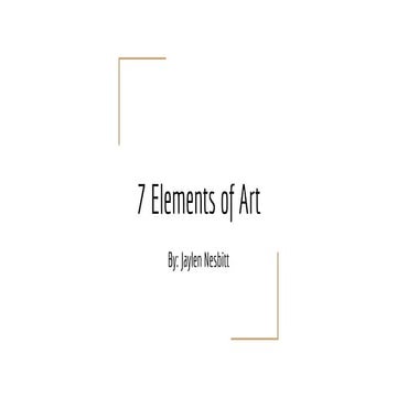7 elements of Art | PDF