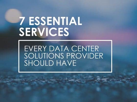 5. An Overview of Data Center Physical Infrastructure | PPT