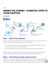 Migration into a Cloud | PPT